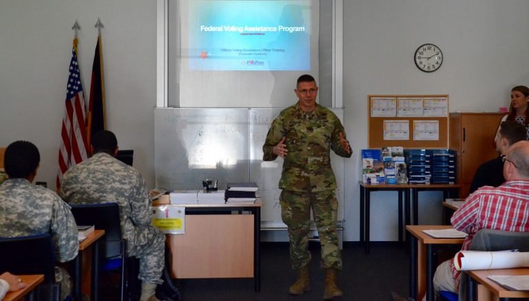 Stuttgart unit Voting Assistance Officers train to help you vote ...