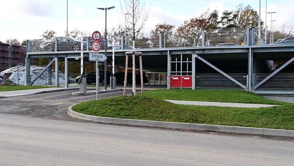 New multi-level parking garage now available on Patch Barracks ...