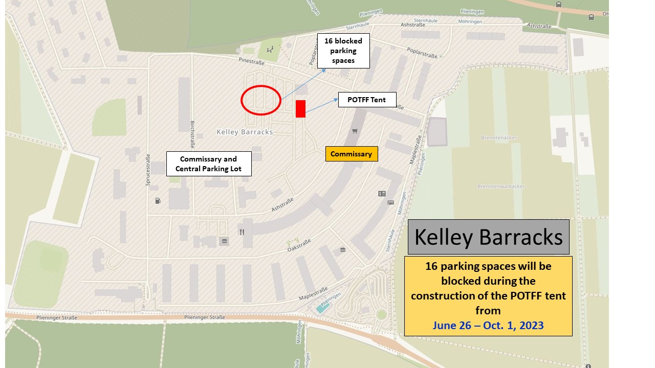 Kelley Construction - reduction of 16 spots near commissary ...