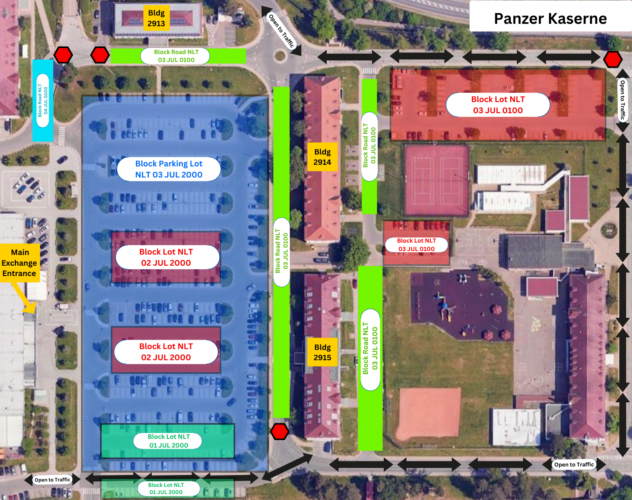 Garrison plans parking lot and street closures to support Independence ...