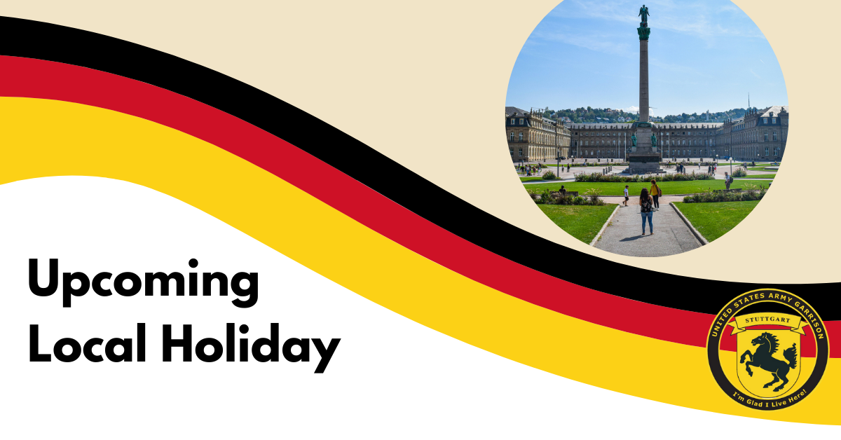 On and off-post closures due to local holidays on May 29 ...