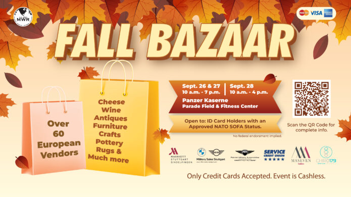 USAG Stuttgart: Get ready to shop, savor and stroll at the Fall Bazaar this weekend ...